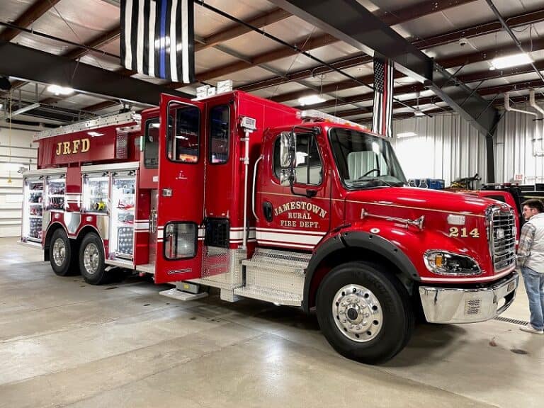New fire engine ready to serve Jamestown area - Great River Energy