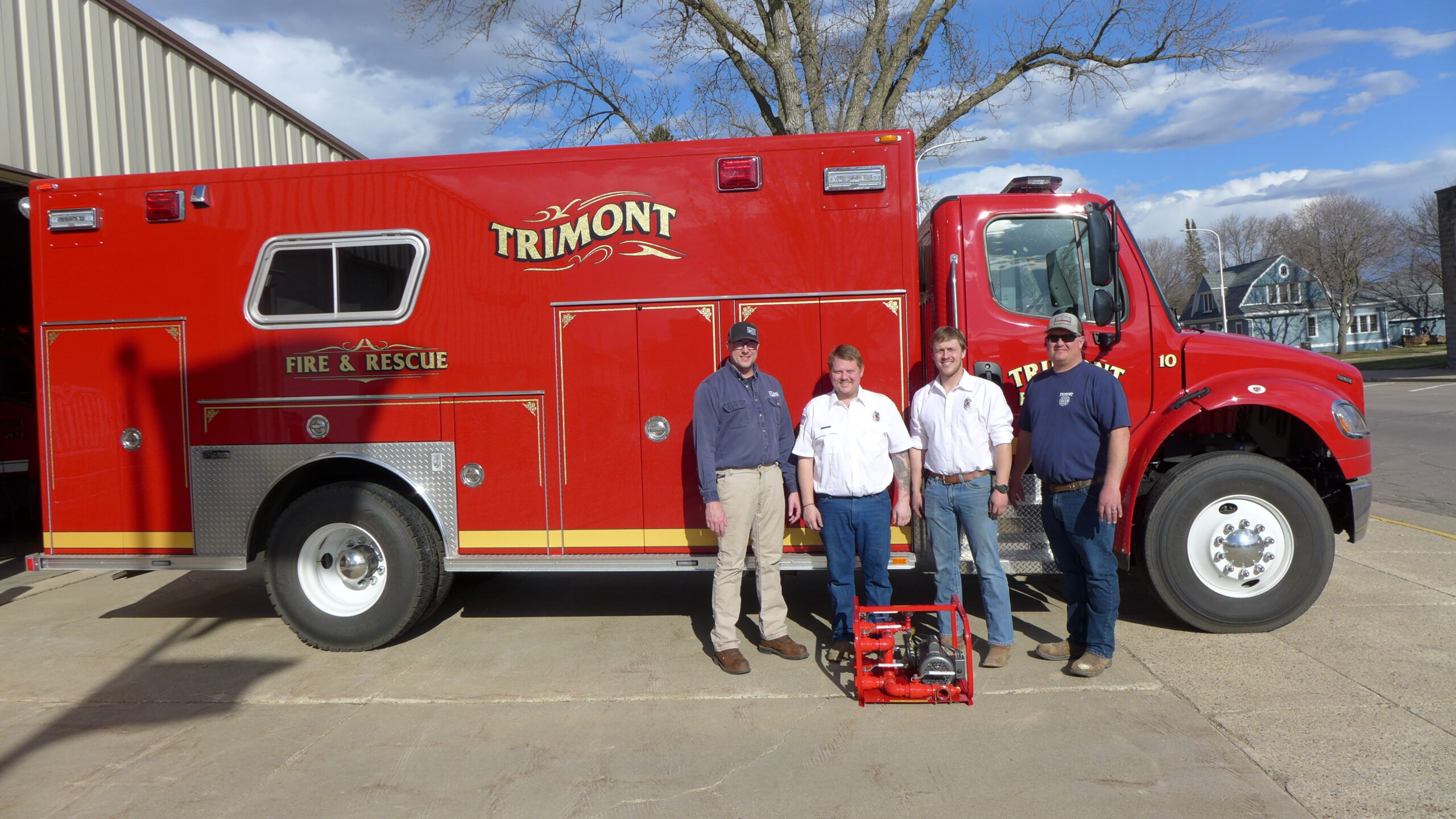Great River Energy donates fire test hose station to Trimont Fire ...